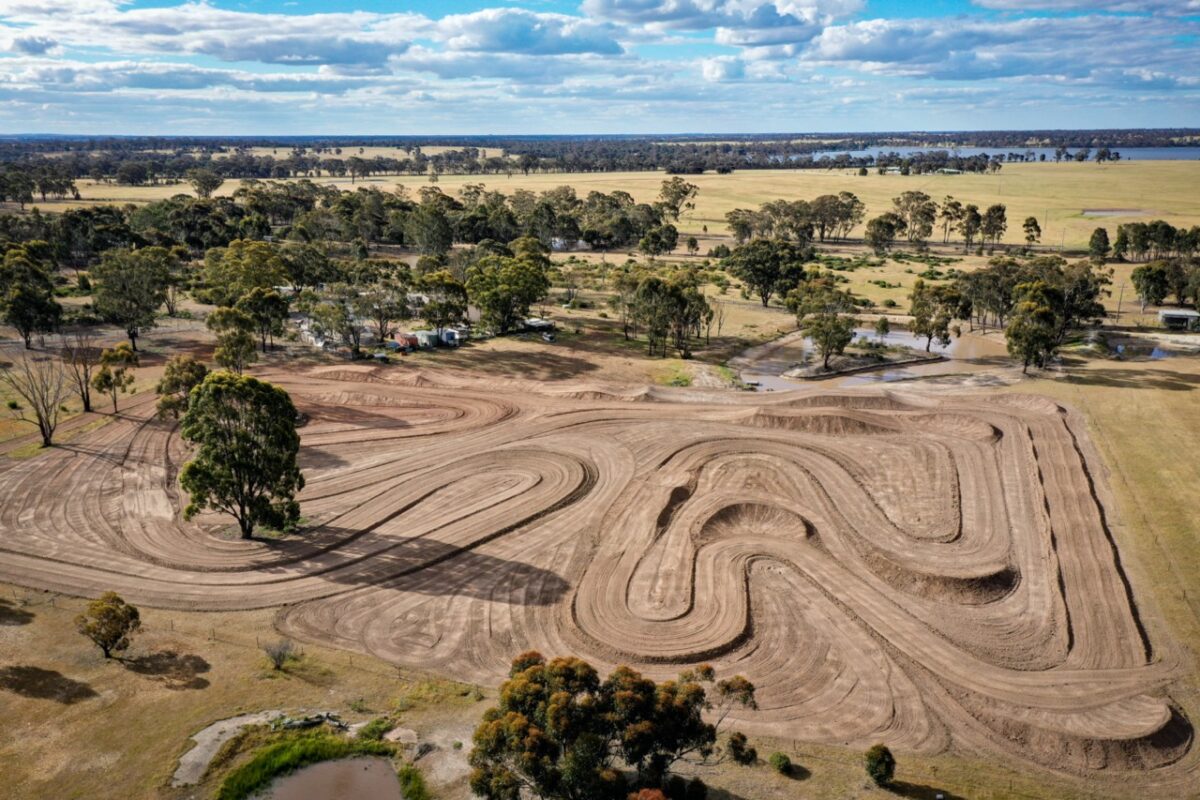 Private family Motocross track build Rushworth Vic - Protraxx