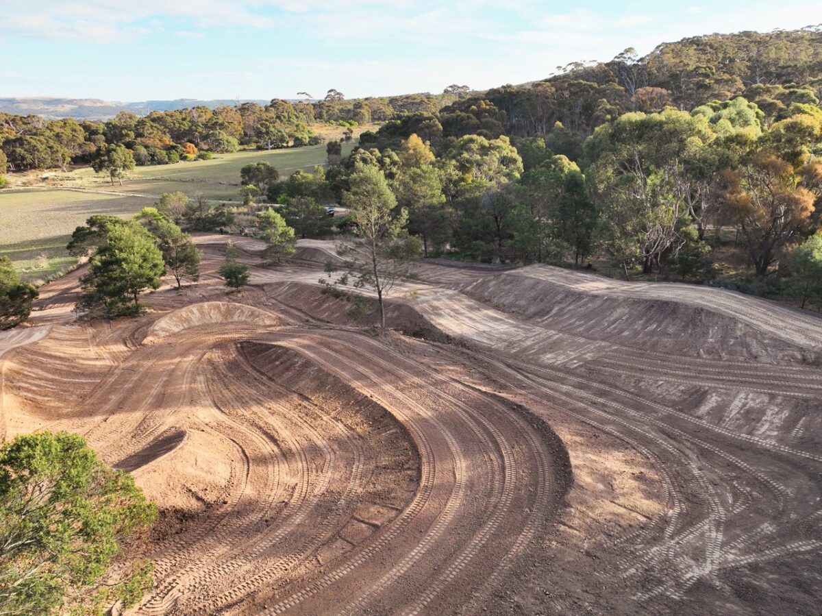 Motocross track build we completed in South west Victoria - Protraxx